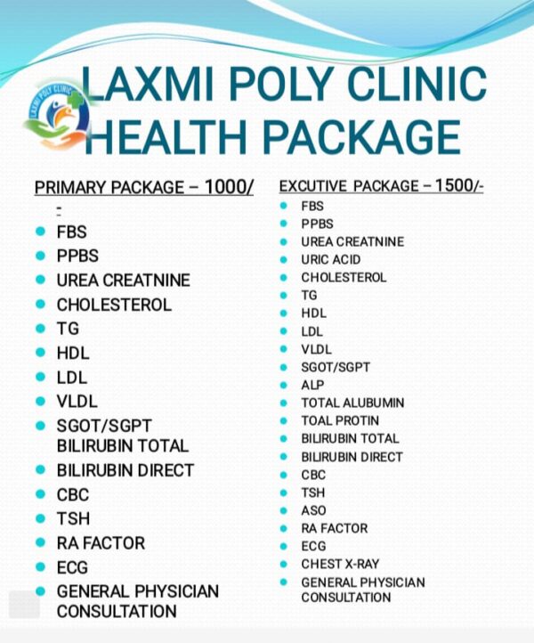 Our Services – Laxmi Poly Clinic and Diagnostic Centre
